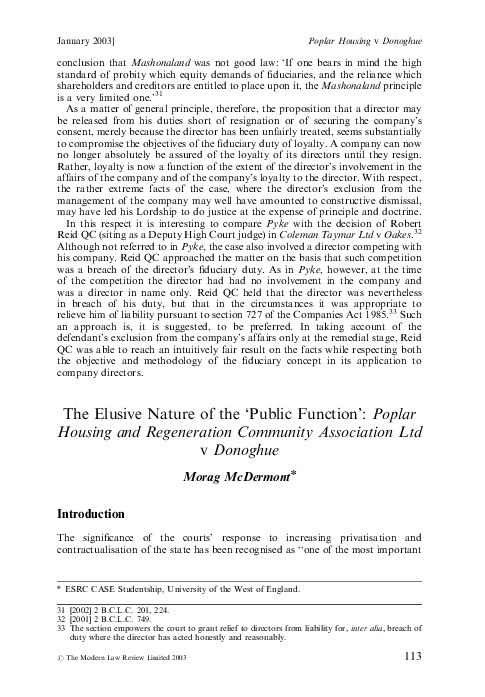 (PDF) The elusive of the public function