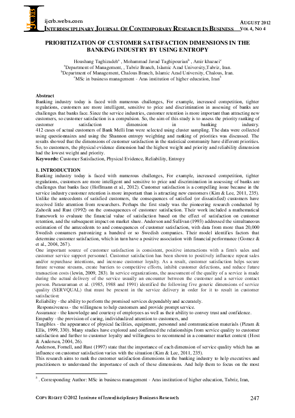 (PDF) INTERDISCIPLINARY JOURNAL OF CONTEMPORARY RESEARCH IN BUSINESS ...