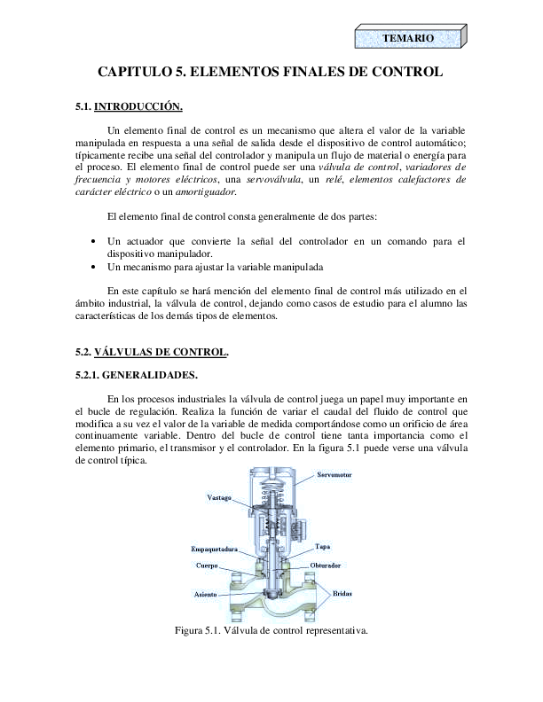 (PDF) CAPITULO 5. ELEMENTOS FINALES DE CONTROL