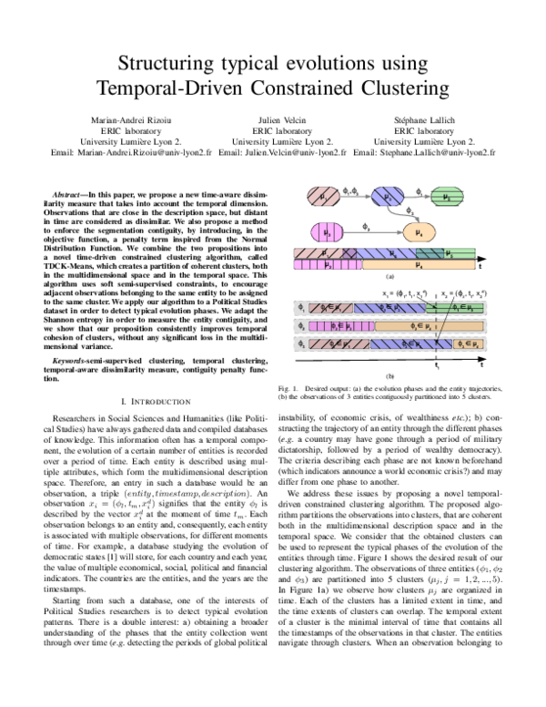 Pdf Structuring Typical Evolutions Using Temporal Driven Constrained
