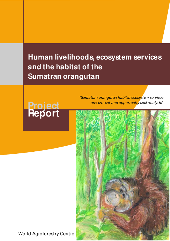 (PDF) Human livelihoods, ecosystem services and the habitat of the ...