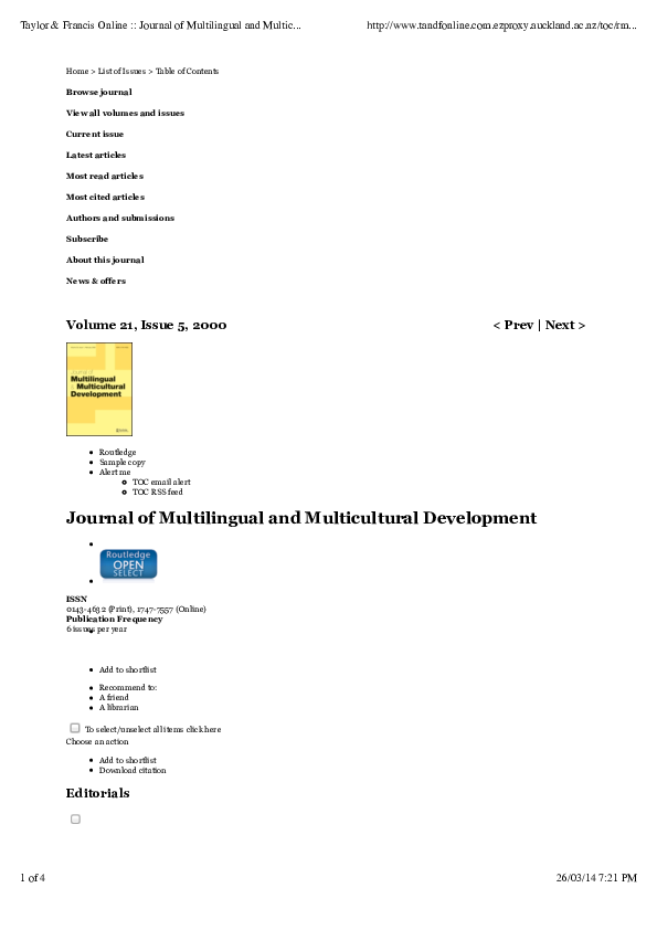 (PDF) Nationalism, Language and Minority Rights. Journal of ...