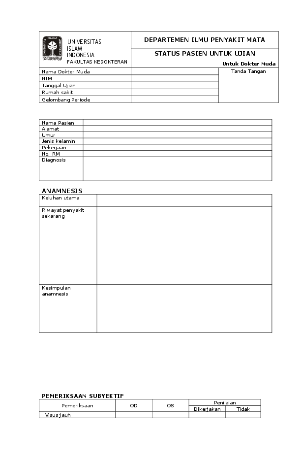 (DOC) Status Pasien Mata