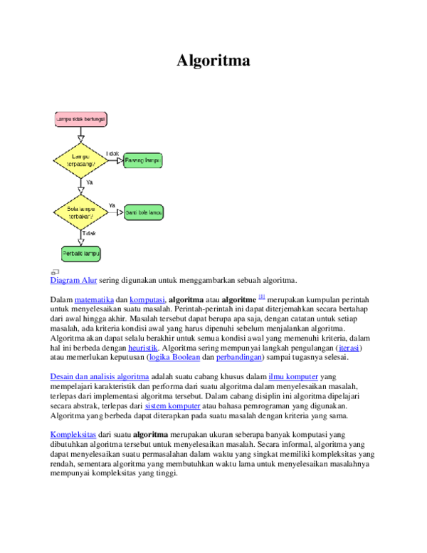 (DOC) Algoritma