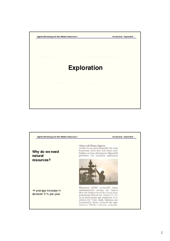 (PDF) Introduction to Exploration