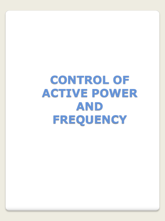 (PDF) 03 control of active power & frequency