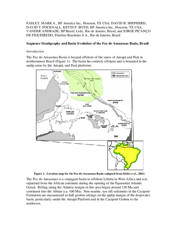(PDF) Sequence Stratigraphy and Basin Evolution of the Foz do Amazonas ...
