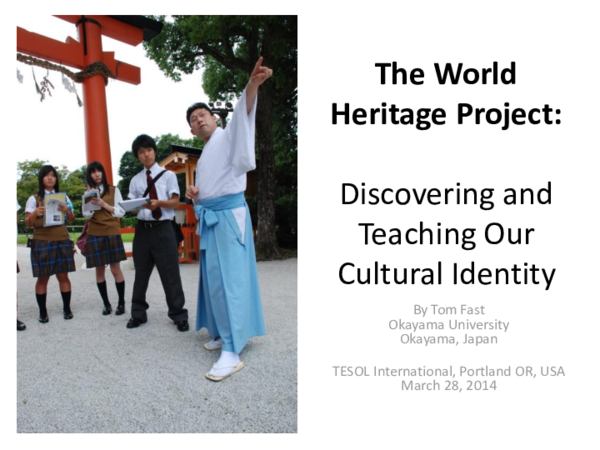 (PDF) The World Heritage Project: Discovering and Teaching our Cultural ...