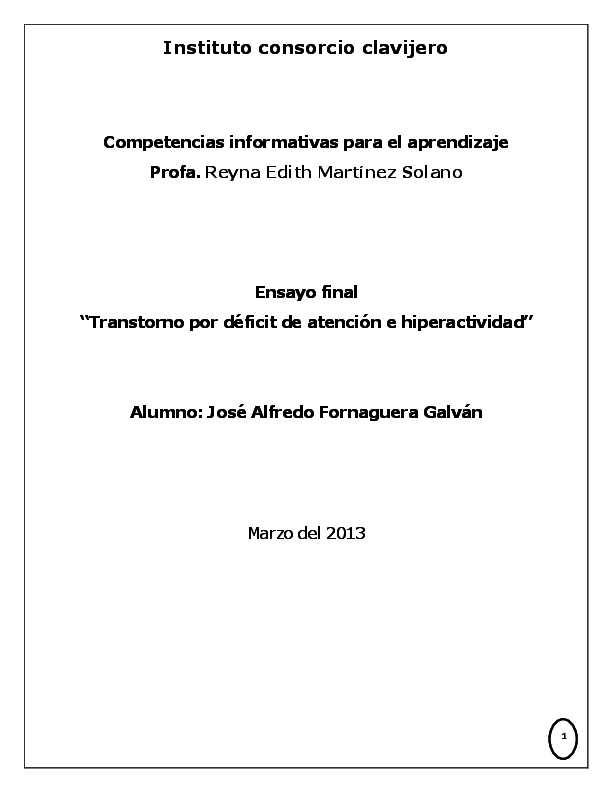 (DOC) Tarea 9 Ensayo final