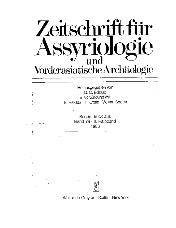 (PDF) The Nuzi Texts of the British Museum