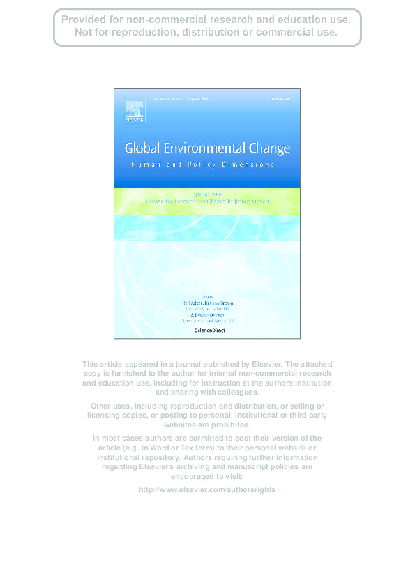 (PDF) Author's personal copy The climate-population nexus in the East African Horn: Emerging ...