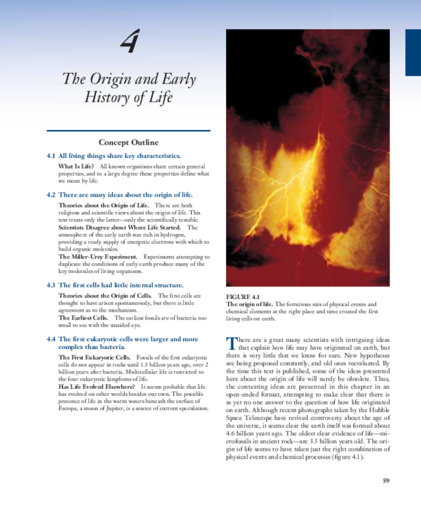 (PDF) The origin and early history of life | magendira mani vinayagam ...