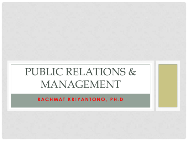 (PDF) Public relation-Management