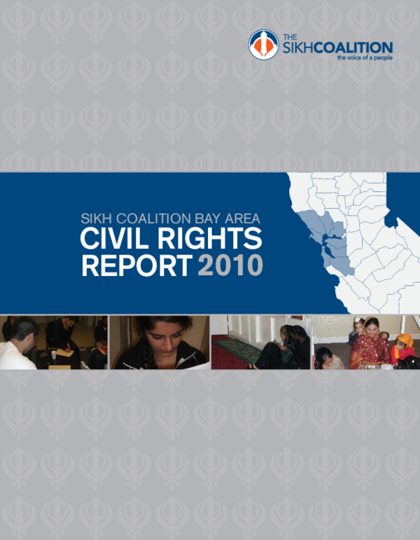 (PDF) Sikh Coalition Bay Area Civil Rights Report 2010