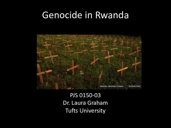 (PPT) Rwandan Genocide