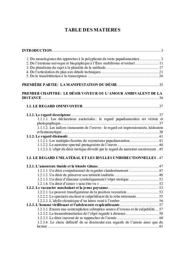 (PDF) Thèse de doctorat: Table des matières