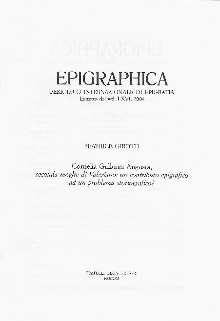 (PDF) Cornelia Gallonia Augusta...