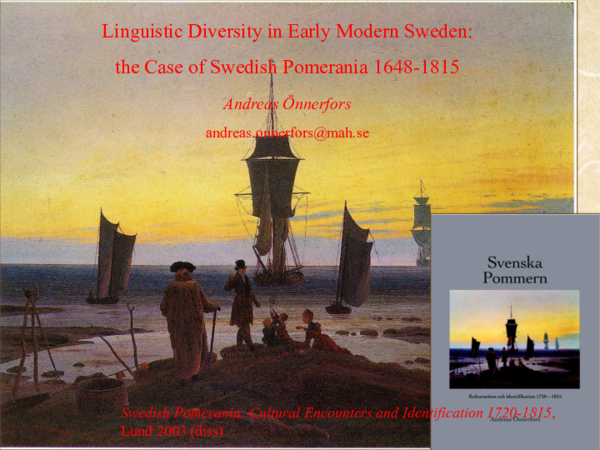 (PPT) Linguistic Diversity in Early Modern Sweden: the Case of Swedish ...