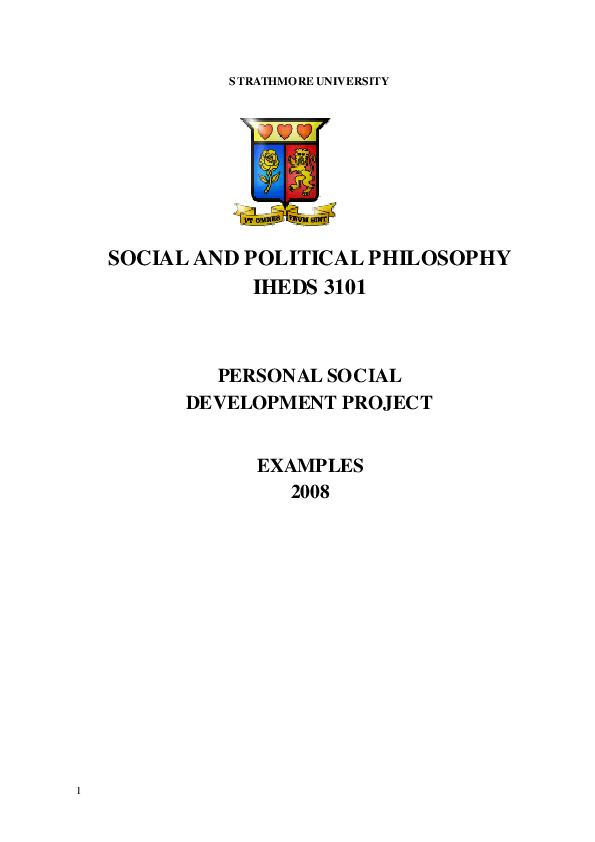 (PDF) Personal Development Projects Sampler 08