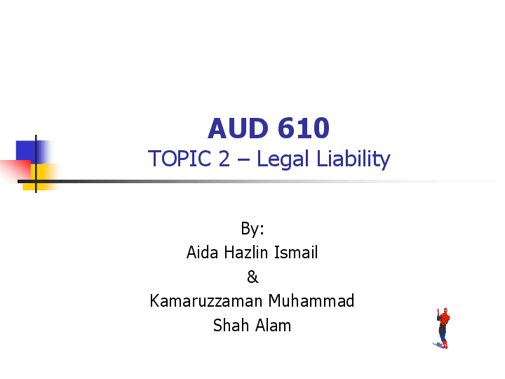 (PPT) 2-Legal Liability