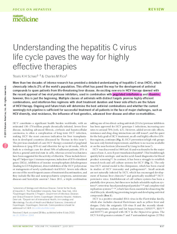 (PDF) Identification of HCV