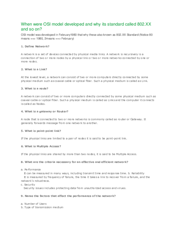 (DOC) Interview CN questions