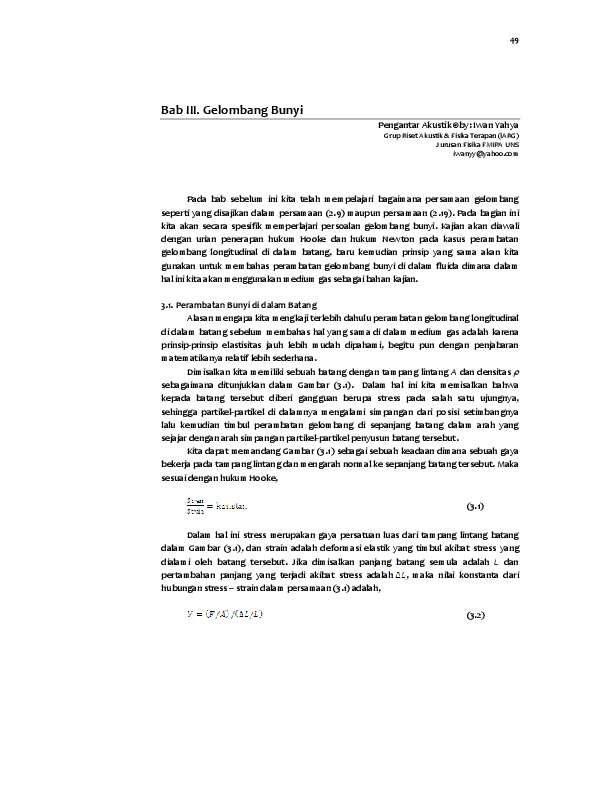 (PDF) Bahan Ajar Gelombang Bunyi | Rizki Zakwandi - Academia.edu
