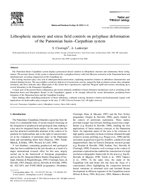 (PDF) Lithospheric memory and stress field controls on polyphase ...