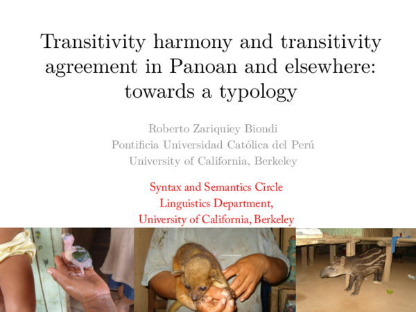 (PDF) February-28th, 2014 Talk: Transitivity harmony and transitivity ...