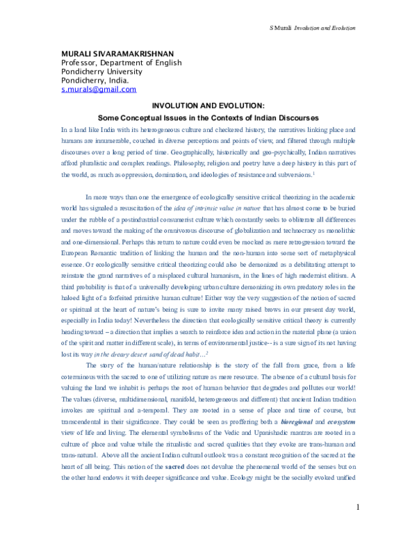 (PDF) Involution and Evolution