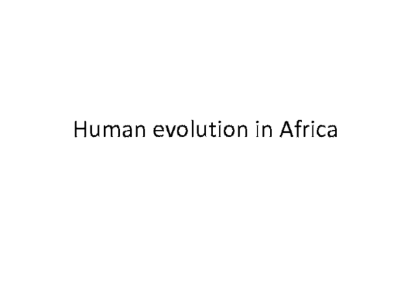(PPT) Australopithecine