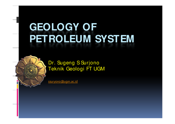 (PDF) GEOLOGY OF PETROLEUM SYSTEM