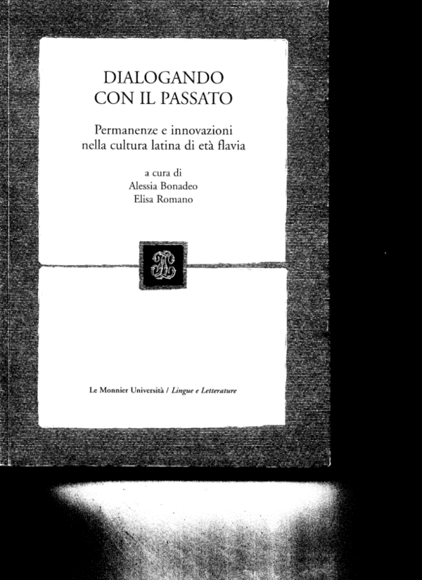 (PDF) • I veteres di Marco Valerio Probo, in A. Bonadeo, E. Romano ...