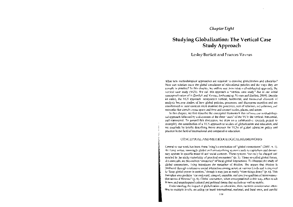(PDF) Studying Globalization: The Vertical Case Study Approach ...