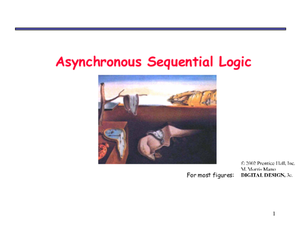 (PDF) Asynchronous Sequential Logic