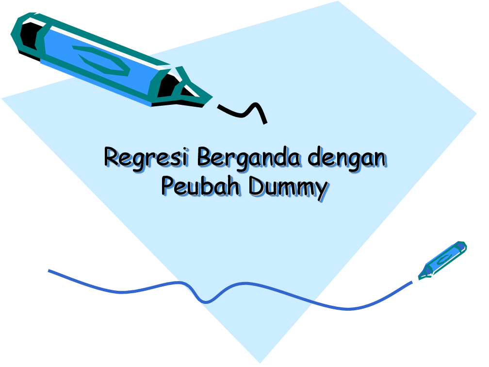 (PPT) regresi dummy
