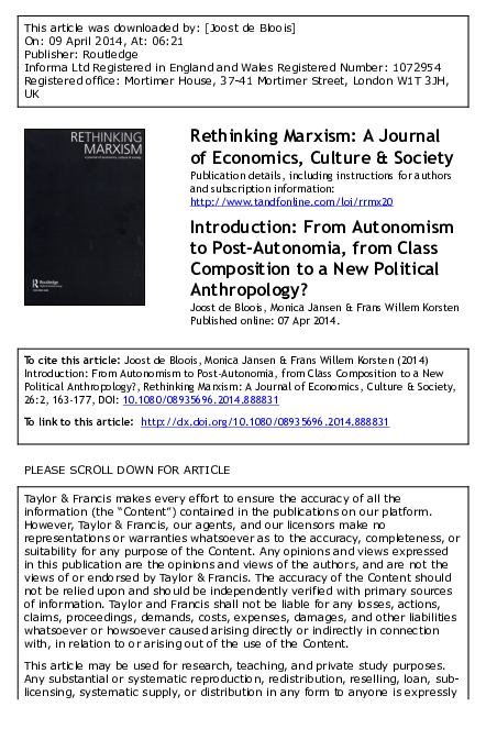 (PDF) Rethinking Marxism: A Journal of Economics, Culture & Society ...