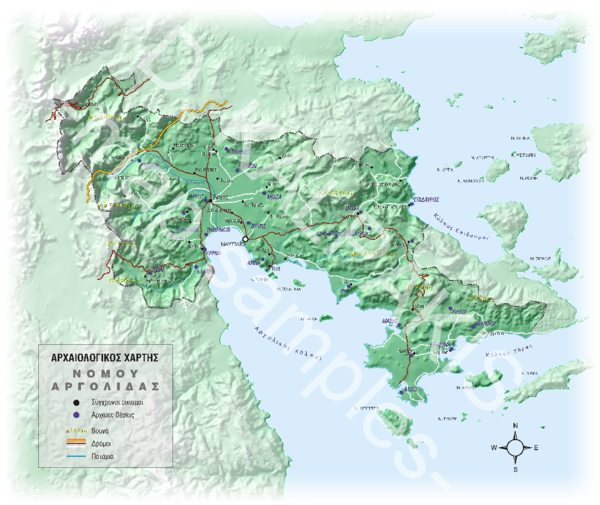 (PDF) Αρχαιολογικός χάρτης Αργολίδας - Archaeological map of Argolis ...