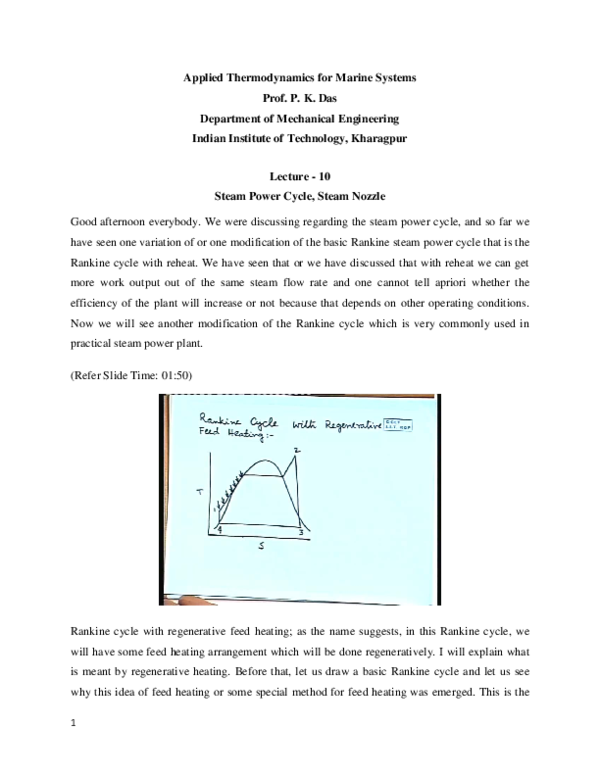 (PDF) Applied Thermodynamics for Marine Systems
