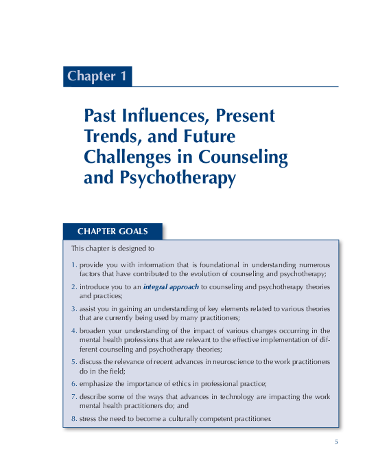 (PDF) CHAPTER GOALS Past Influences, Present Trends, and Future ...