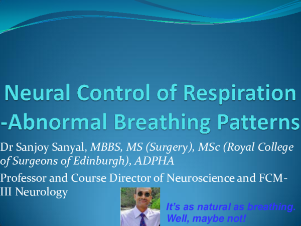 (PPT) Neural Control of Respiration-Abnormal Breathing Patterns ...