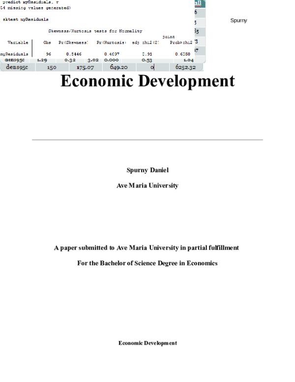 (DOC) Finished Econometrics paper1