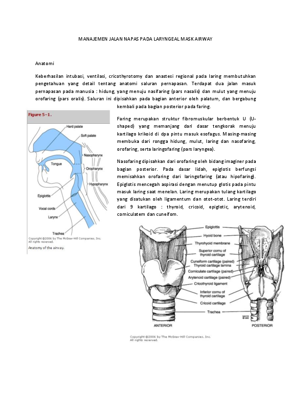 (DOC) MANAJEMEN JALAN NAPAS PADA LARYNGEAL MASK AIRWAY