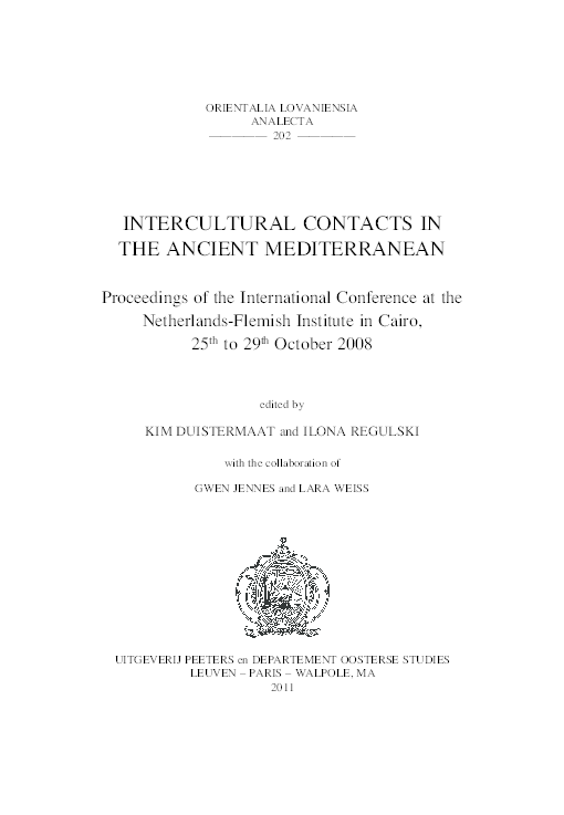 (PDF) A Case Study of Cultural Interaction in the Eastern Mediterranean