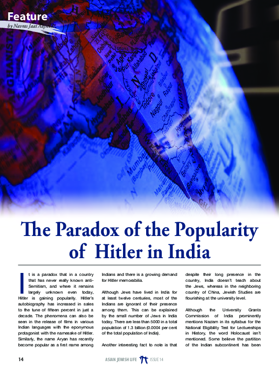 (PDF) The Paradox of the Popularity of Hitler in India