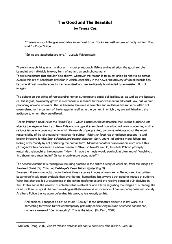 (PDF) The Good and the Beautiful