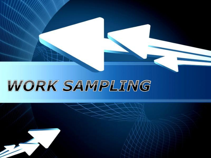 (PPT) Work Sampling