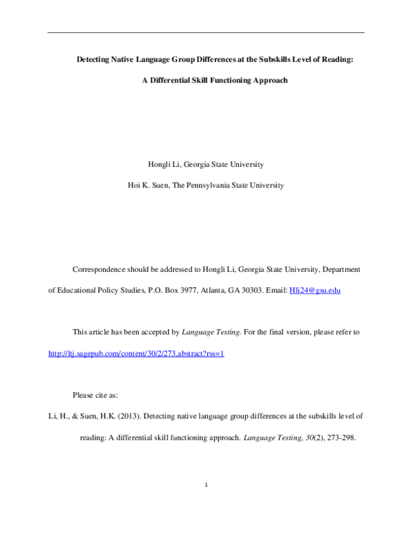 native language a level