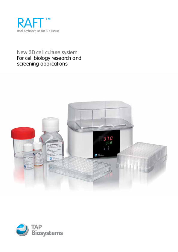 (PDF) RAFT New 3D cell culture system For cell biology research and ...