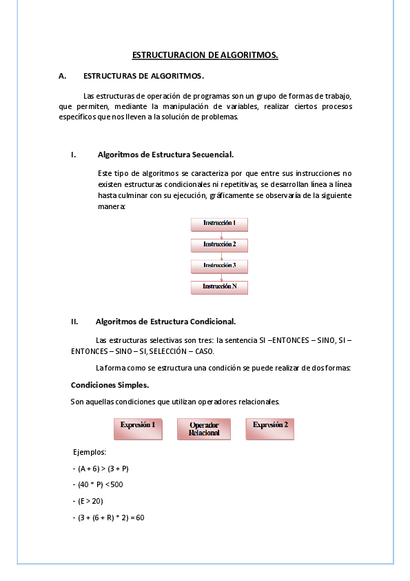 (PDF) ESTRUCTURACION DE ALGORITMOS